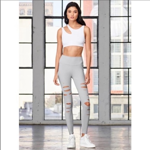 ALO Yoga | Pants & Jumpsuits | Alo Yoga Warrior High Waist Ripped ...